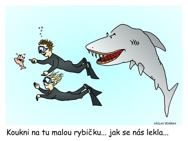 Kreslený vtip - černý humor? - Seznam Médium