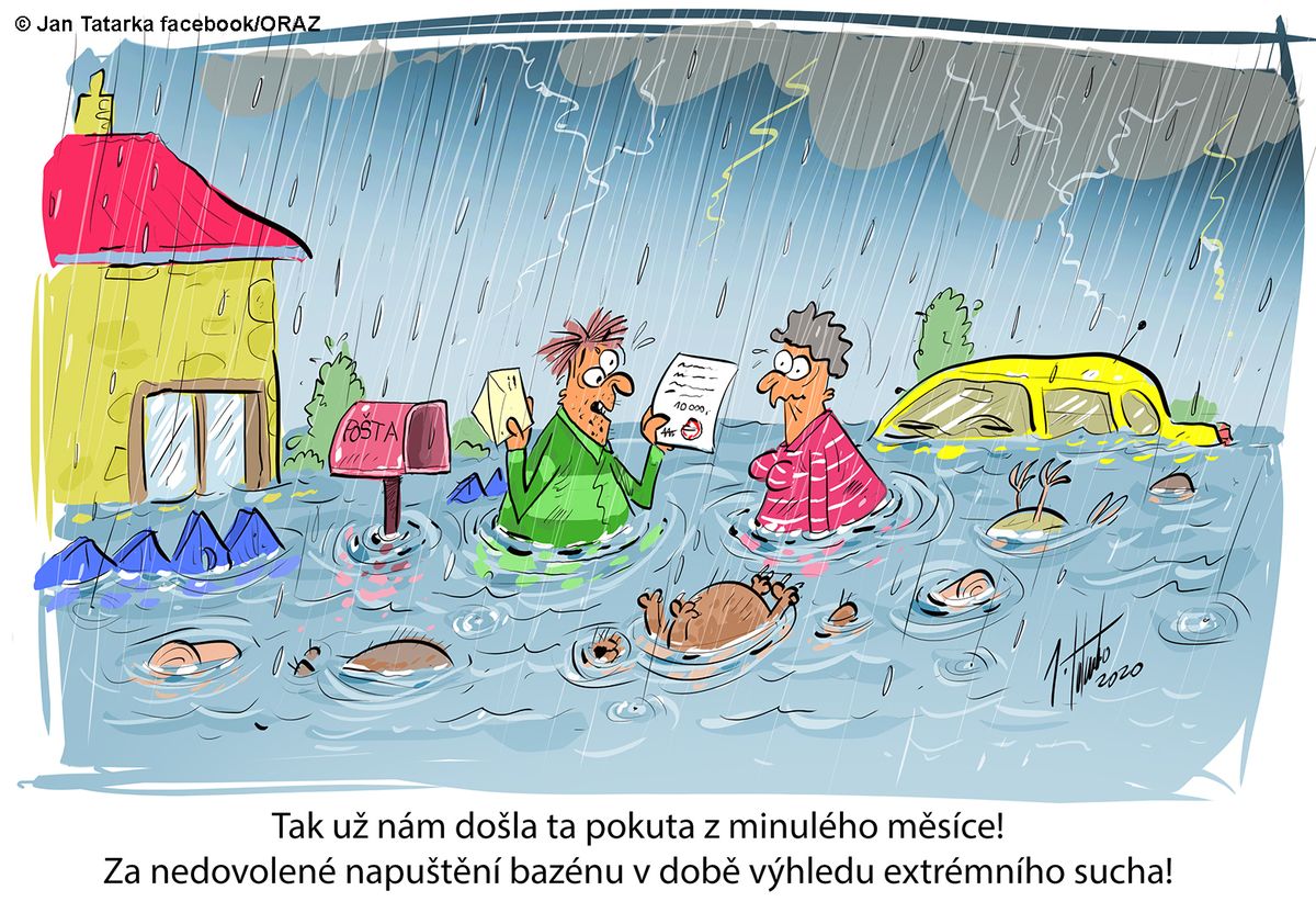 Hladiny řek nebezpečně stoupají - Médium.cz