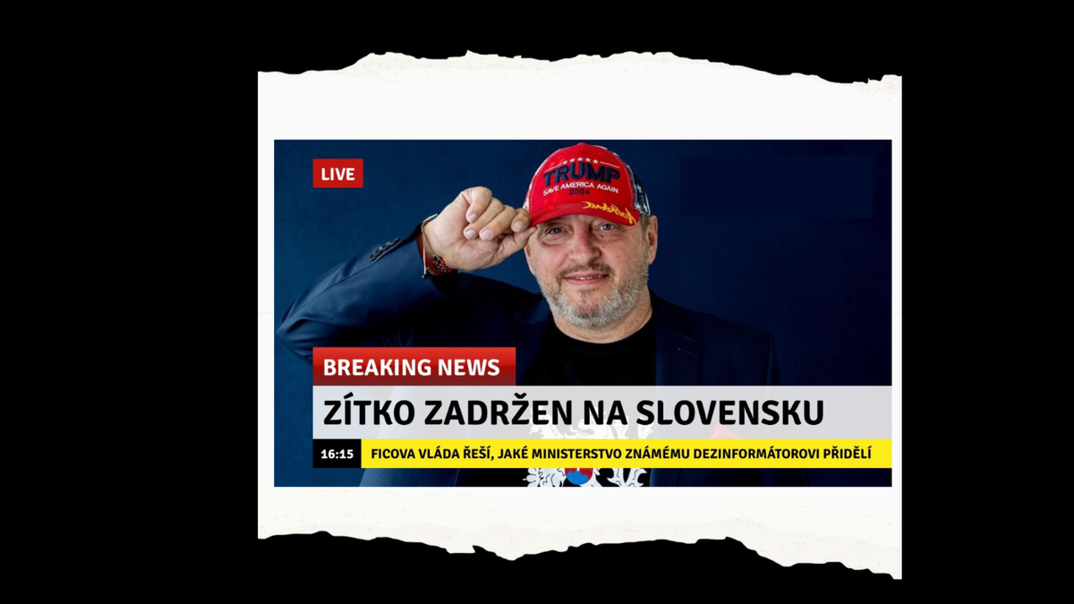 Známý dezinformátor Zítko zadržen na Slovensku - Médium.cz