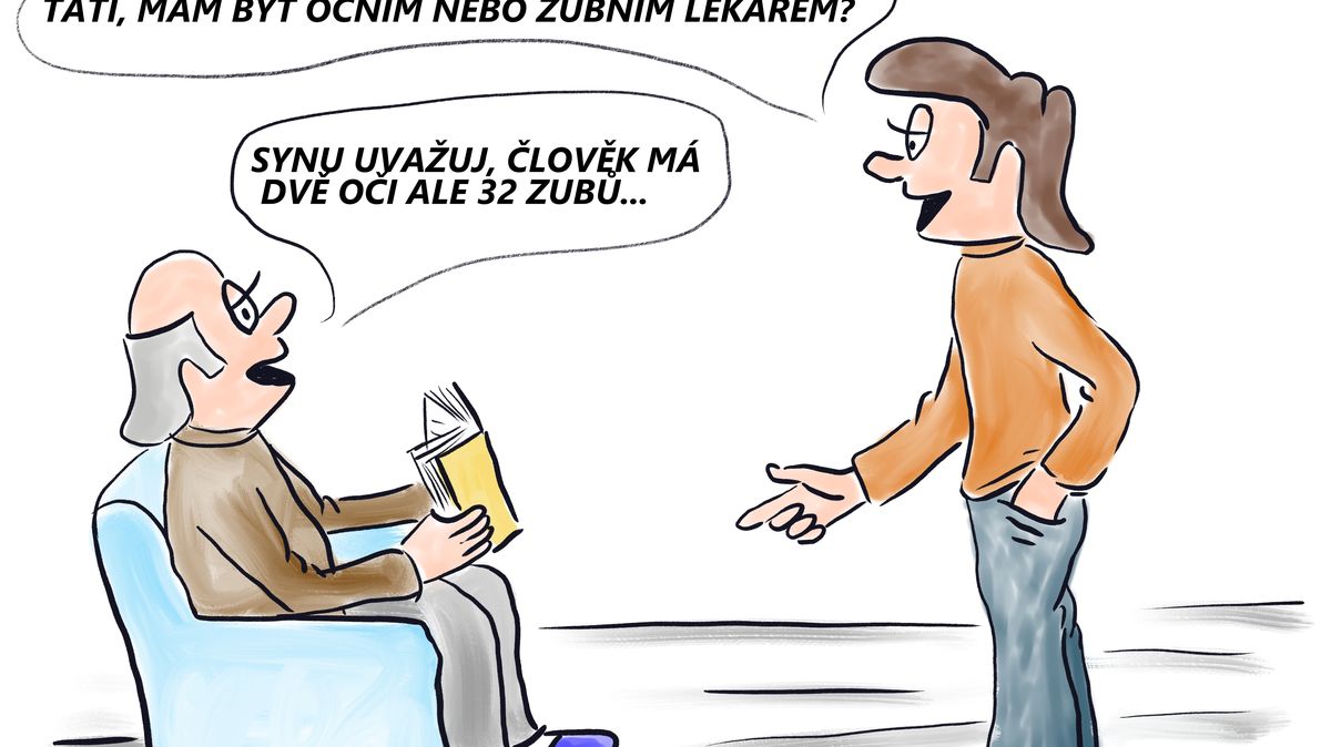 Kreslený vtip: Jak vybrat povolání? - Médium.cz