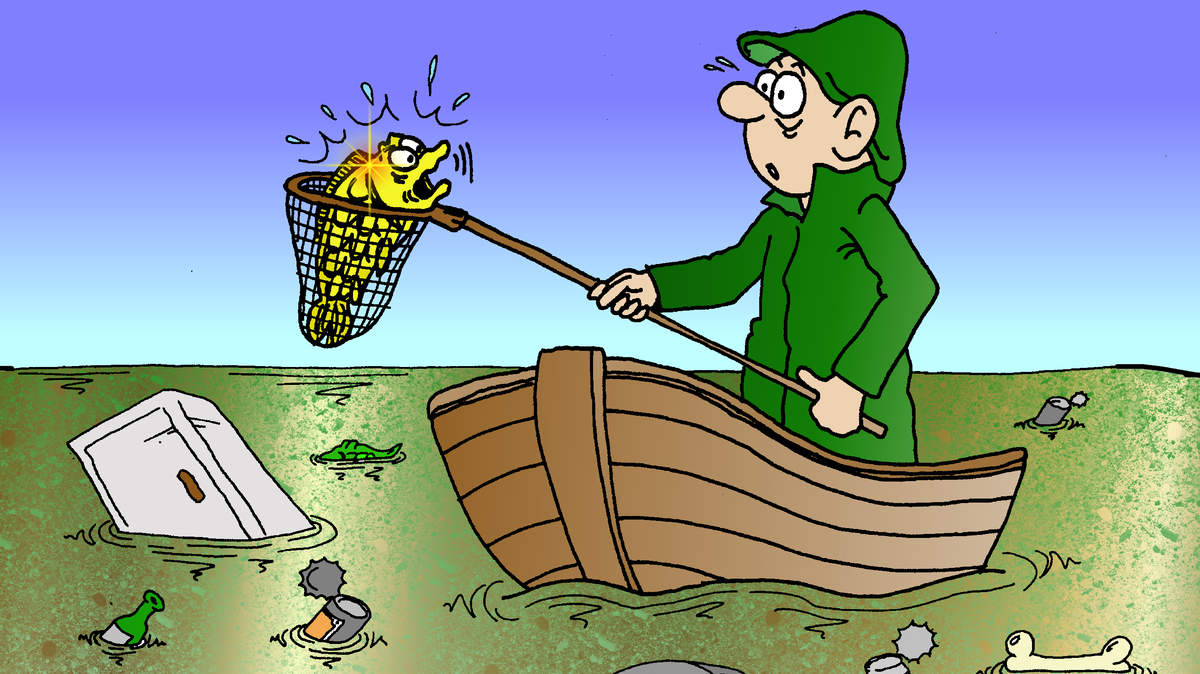 Změna: zlatá rybka už nechce pustit do vody - Médium.cz