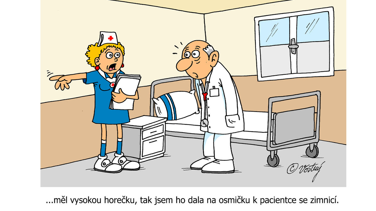 Pacient s vysokou horečkou byl přemístěn k ženě se zimnicí - Médium.cz