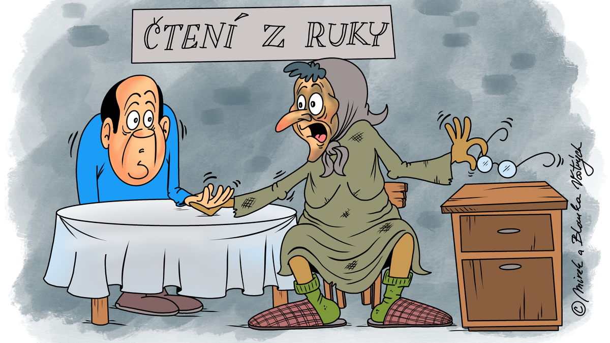 Čtení z ruky v pokročilém věku není jednoduché - Médium.cz