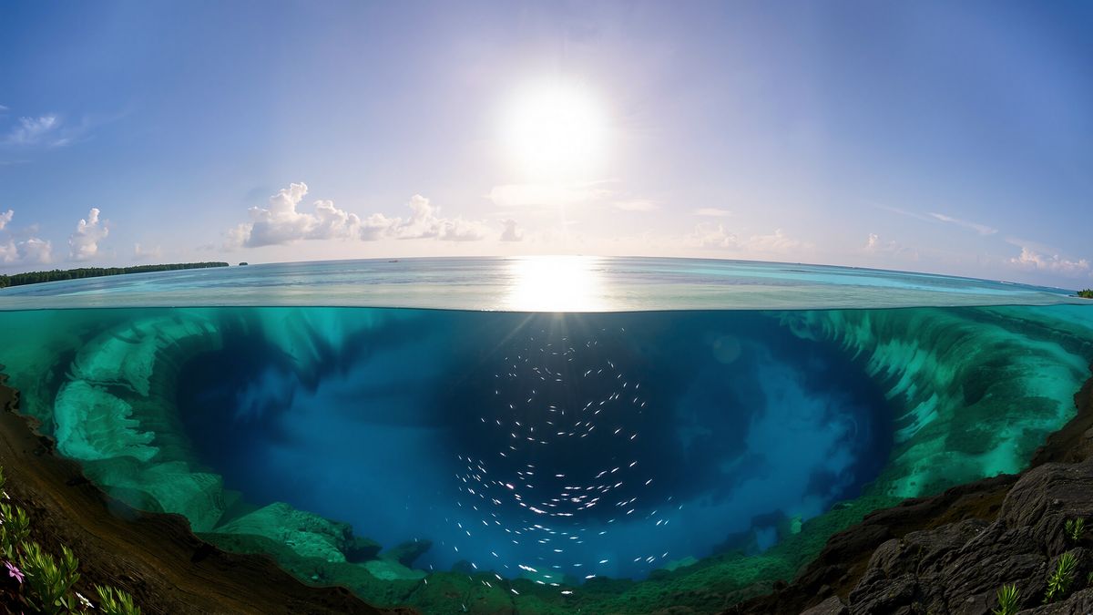 Mrazivé odhalení na dně Velké modré díry v Belize: Co děsí vědce ...