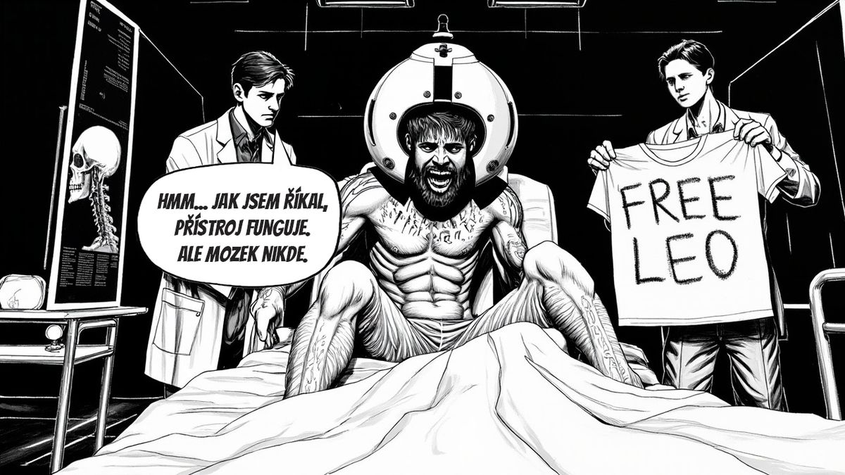 Leo Beránek na svobodě. Tomografie potvrdila FREE LEO - Médium.cz