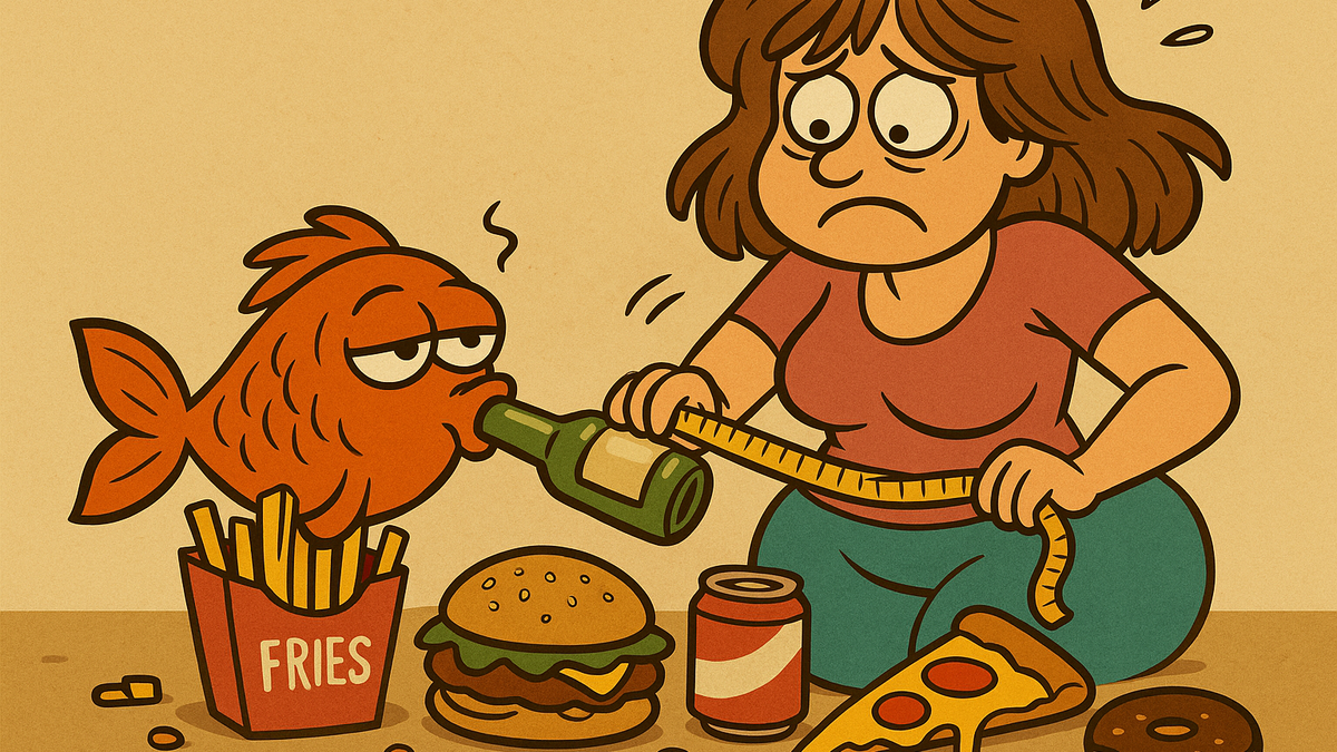 SATIRA: Hubnutí: Když zlatá rybka chlastá a příroda si dělá srandu - Médium.cz