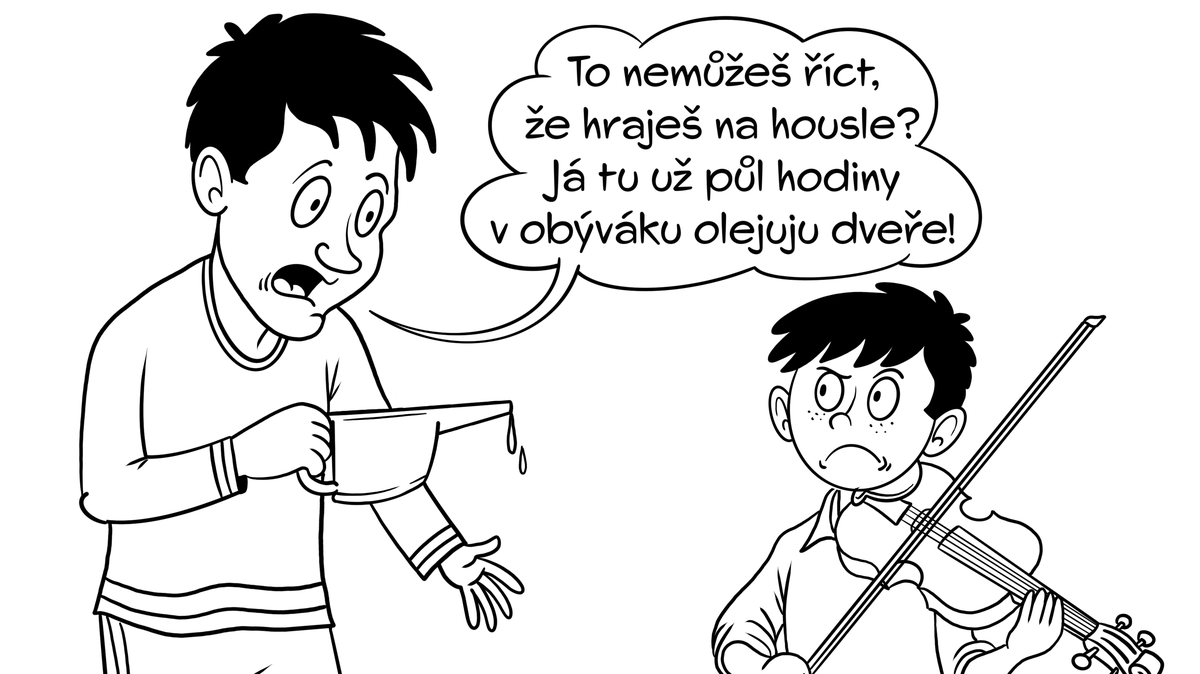 Spletl si vrzání dveří s hrou houslí - Médium.cz