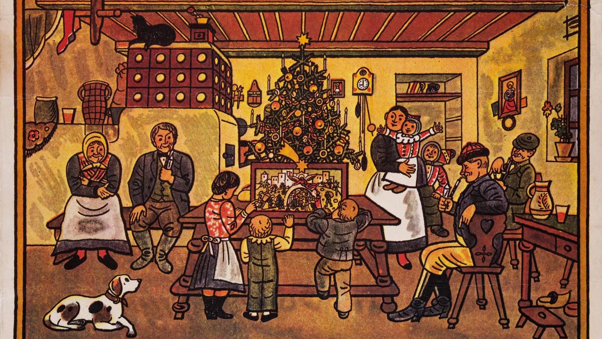 K Vánocům patří Ladovy kresby: viděl jen na jedno oko, jeho obrazy ...