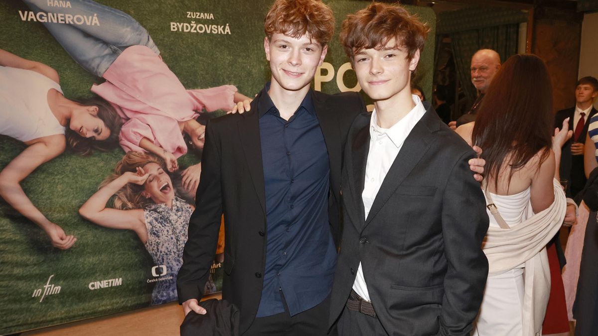 Vnuci Popelky Libušky Šafránkové a Josefa Abrháma rostou do krásy. Umělecké geny je neminuly ...