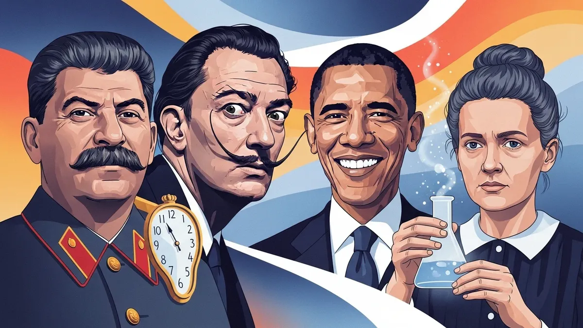 Znáte slavné osobnosti historie? Otestujte si své znalosti v tomto ...