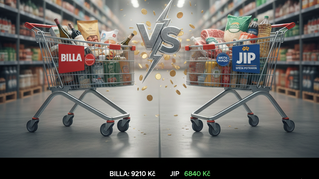 Vyhodil jsem 2 400 Kč z okna. Měsíční test nákupů v Bille vs. Jipu mi ...
