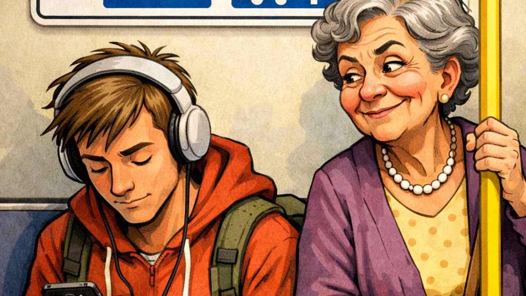 Proč by mladí měli uvolnit místo starším ve veřejné dopravě - Médium.cz