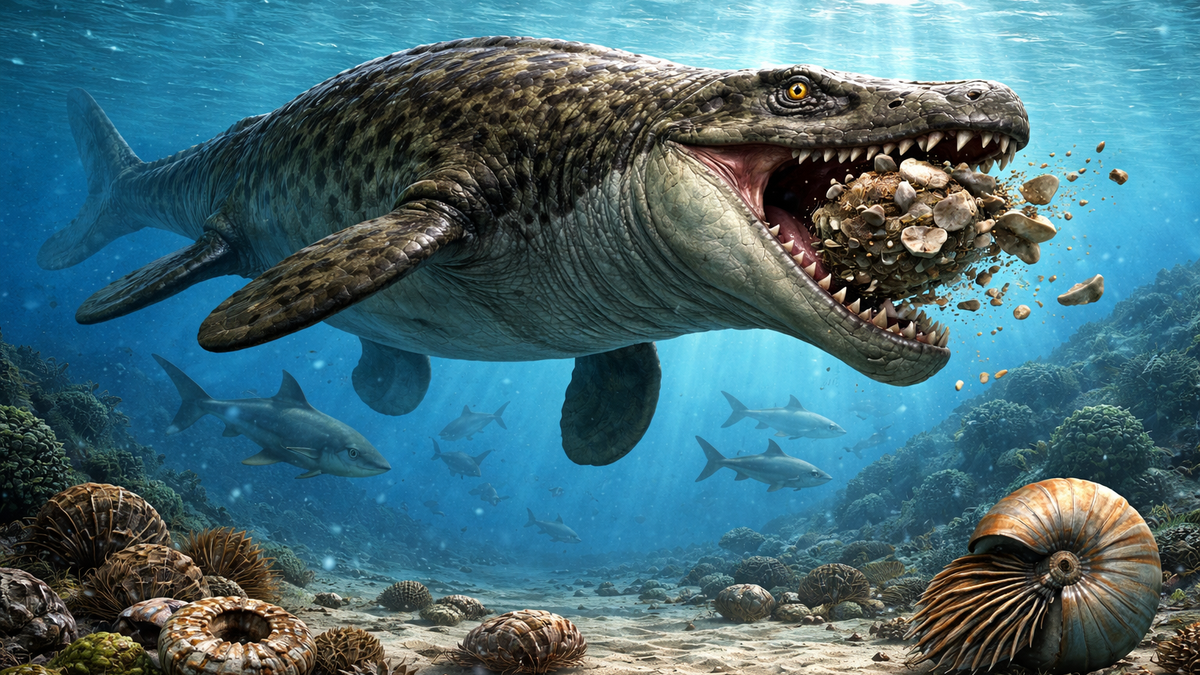 Globidens: mosasaurus, který drtil v křídovém moři tvrdé schránky ...