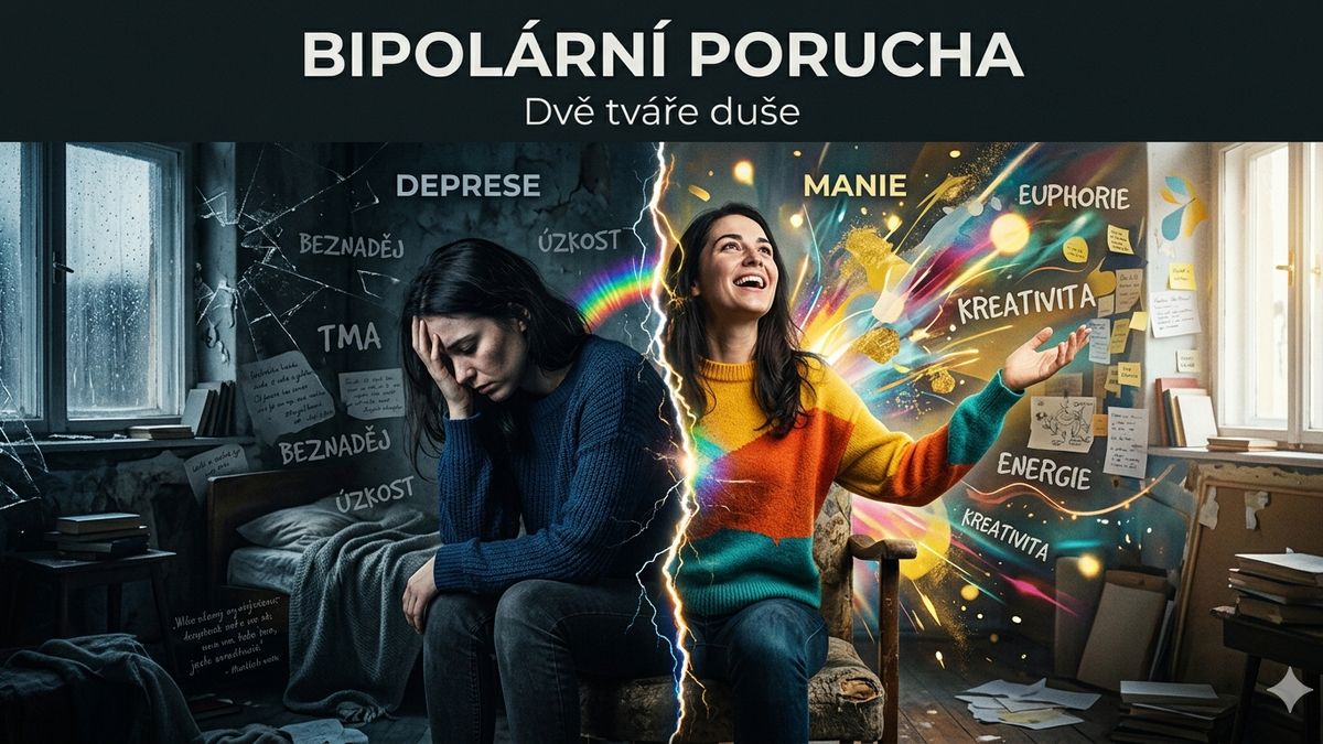 Bipolární porucha. Když je život jako jízda na horské dráze - Médium.cz