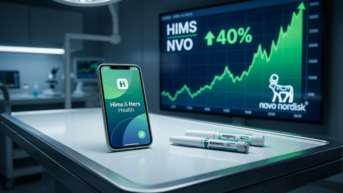 Akcie Hims & Hers vystřelily o 40 %. Dohoda s Novo Nordisk vše změnila ...