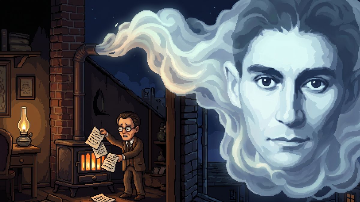 Kafka přikázal vše spálit. Přítel závěť nevyplnil a zachránil kus ...