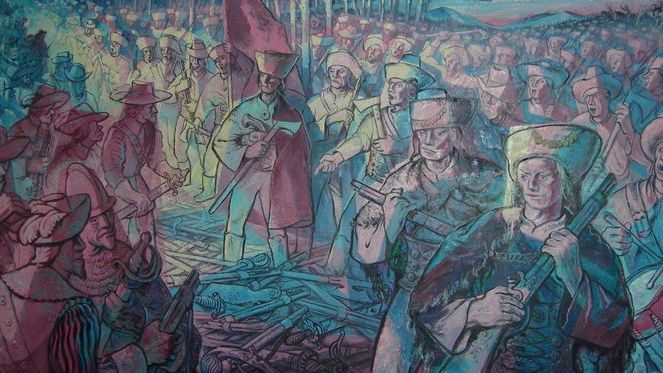 Valaši vypili dvě vědra kořalky a napadli město. Císařští vojáci je ...