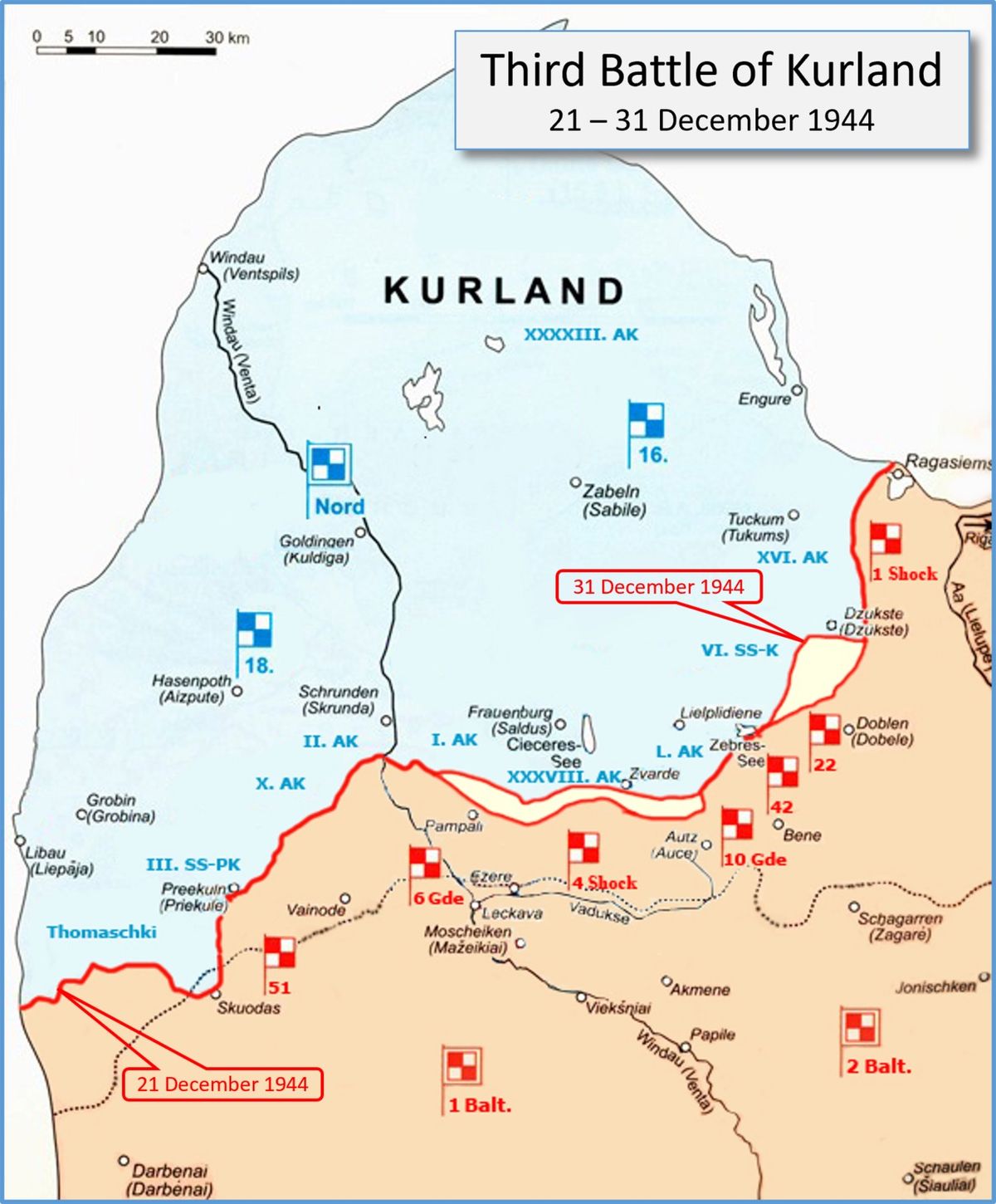 Hitler je odmítl zachránit. V Kurlandské kapse uvízlo přes čtvrt ...