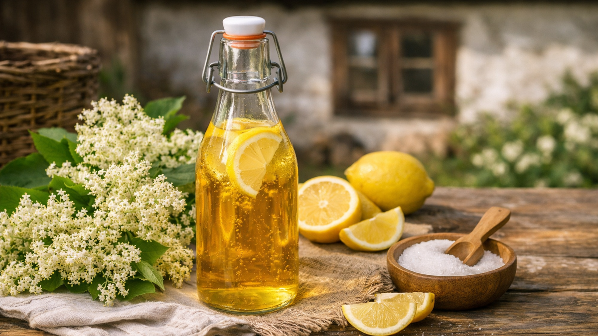 Recept na bezový sirup, který potěší svěží chutí i náloží vitamínů ...